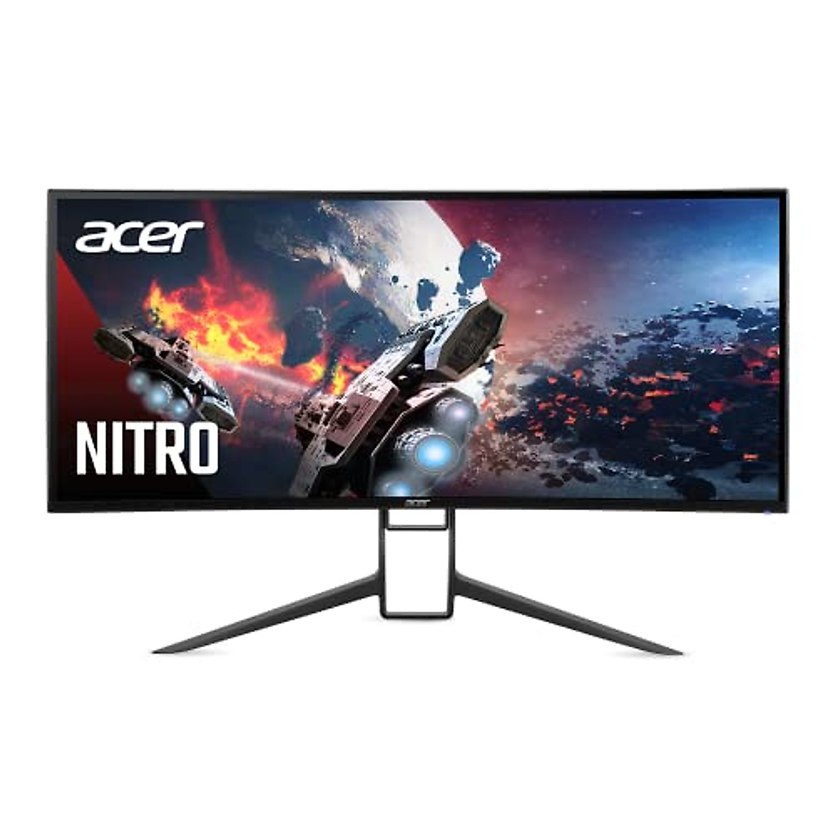 Acer Nitro XR343CK Pbmiipphuzx 34" UltraWide QHD 3440x1440 1900R Curved Gaming Monitor | AMD FreeSync Premium | 180Hz | DisplayHDR400 | DCI-P3 98% | 1 x USB 3.1 Type-C, 2 x Display Port & 2 x HDMI 2.0