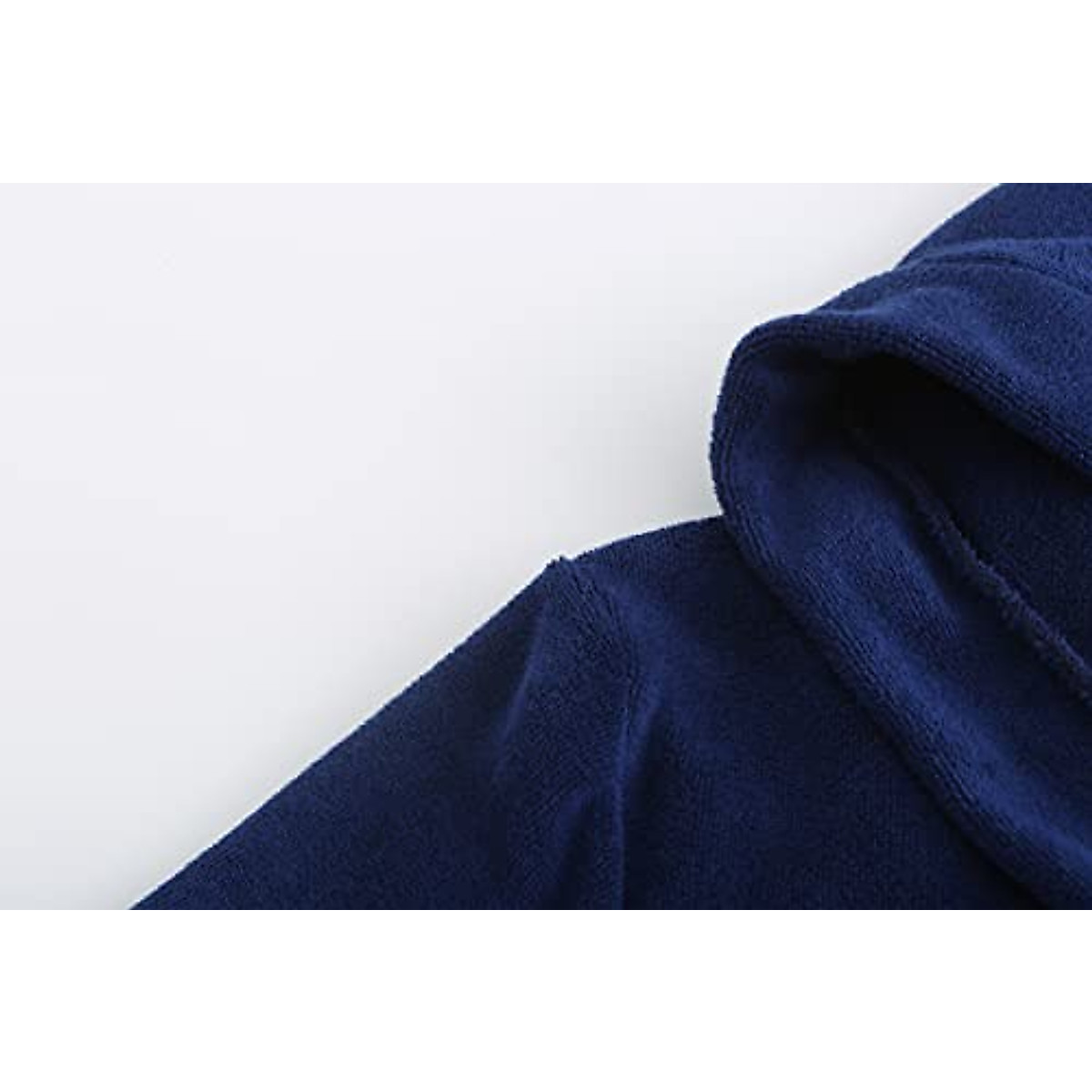 E.W Apparel Kids Boys Girls Hooded Towelling Bathrobe Dressing Gown 100% Cotton Terry Towel Soft Terry Cloth Robe 5-16 Years(Navy,7-8 Years), 2022-09-13