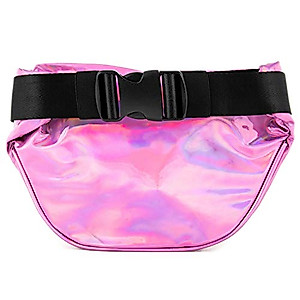 Dime Bags Party Pack | Festival and Party Fanny Pack | Water-Resistant Waist Bag (Disco Pink)