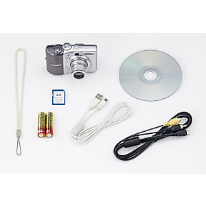 Canon Powershot A1000IS 10MP Digital Camera with 4x Optical Image Stabilized Zoom (Purple)