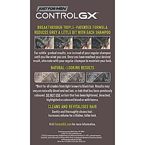 Just For Men Control Gx 4 Ounce 2-N-1 Shampoo & Conditioner (Pack of 2)