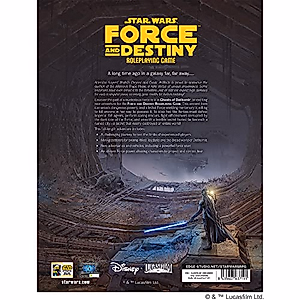 EDGE Studio Star Wars Force and Destiny Game Ghosts of Dathomir Expansion Roleplaying Game Strategy Game for Adults and Kids Ages 10 and up 2-8 Players Average Playtime 1 Hour Made