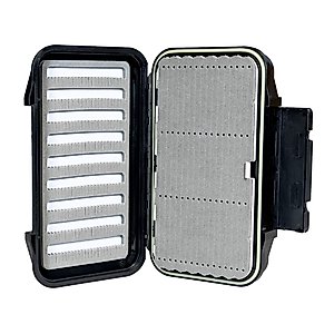 New Phase – Swing Leaf Double Sided Dropper Rig Fly Fishing Box - Ice Fishing Box Durable Large Watertight Case - Holds Hundreds of Flies and Streamers