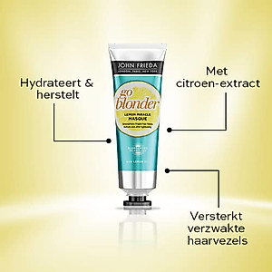 John Frieda Sheer Blonde Go Blonder Lightening Conditioner with Lemon Oil and Hair Strengthening, 100 ml