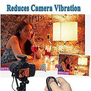 AODELAN Wireless Shutter Release for Canon T7, T7i,EOS RP, T6, 5D Mark IV, T3i, SL1, T3, 1300D,6D, T5,T2i, Replace Canon RS-60E3 and RS-80N3 Remote Switch