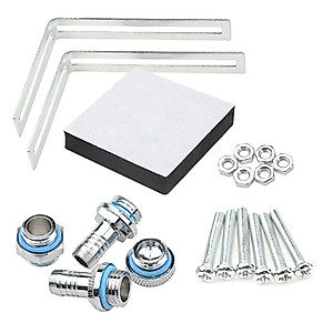 BXQINLENX 600L/H 19W DC12V CPU Cooling Heat Exchanger Water Pump Tank 186 ml CO2 Cooler