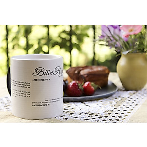 Disappearing Civil Liberties Coffee Mug - Add Hot Water and Watch Your Civil Liberties Disappear Before Yours Eyes - Comes in a Fun Gift Box
