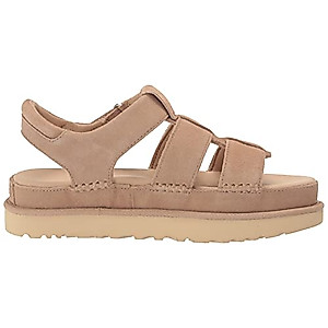 UGG Women's GOLDENSTAR Strap Sandal, Driftwood, 9