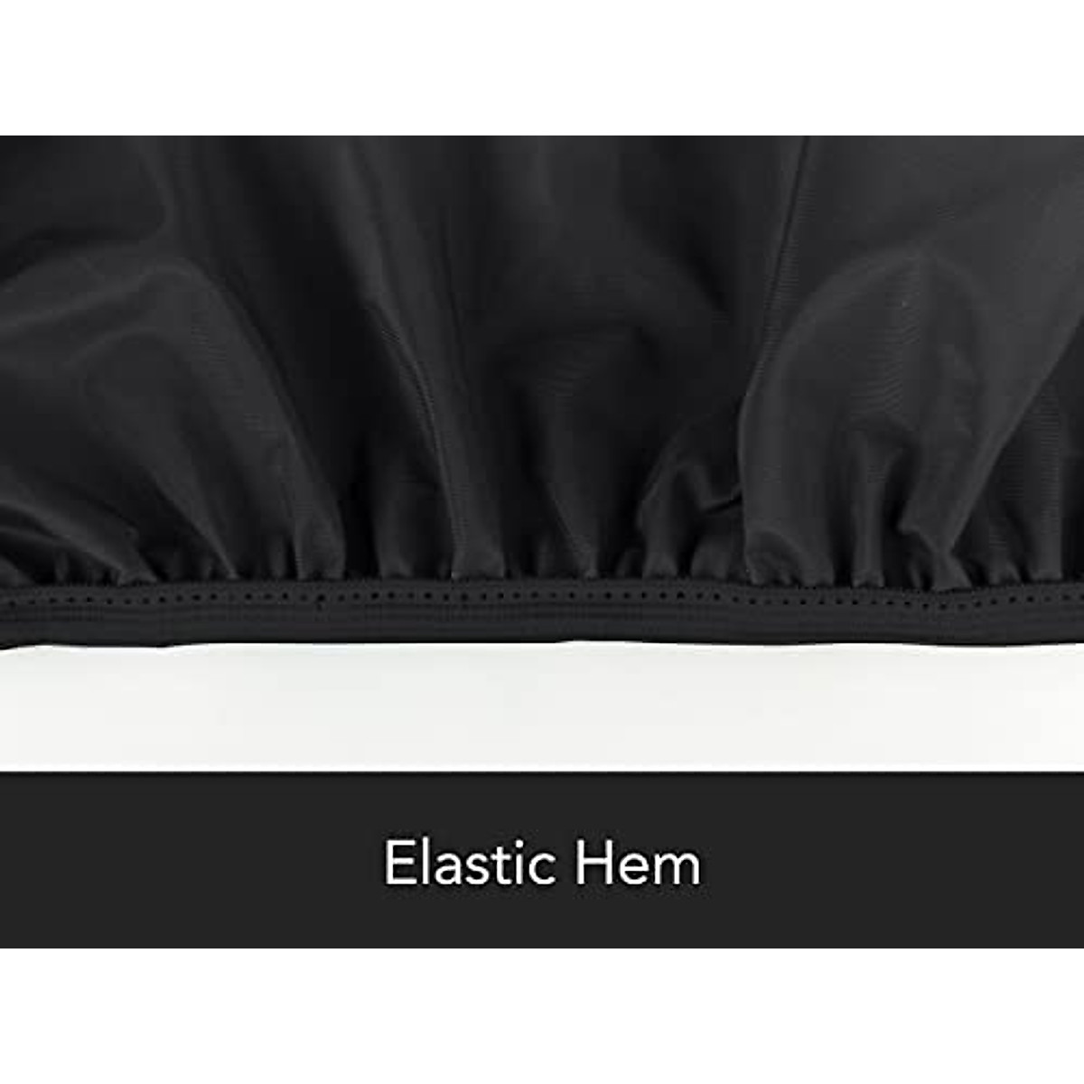 Covermates Chiminea Cover - Light Weight Material, Weather Resistant, Elastic Hem, Grill and Heating-Black