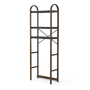 Umbra Bellwood Over The Toilet Bathroom Storage, Black/Walnut