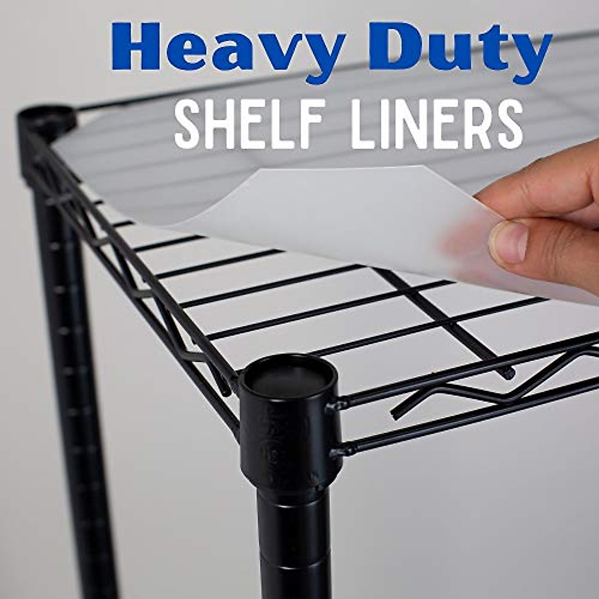 4 Pack of Shelf Liner Measure 11.75” x 47” which Fits 12" x 48" Wire Shelf and Closet Transparent, Clear Matte Finish, Durable, Non-Adhesive and Unrolled Flat Shelf Liners