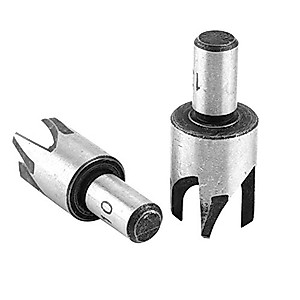 Bestgle 8Pcs Wood Plug Cutter Carbon Steel Straight and Taper Claw Drill Bit Set Woodworking Hole Saw Cutting Tool 5/8" 1/2" 3/8" 1/4"