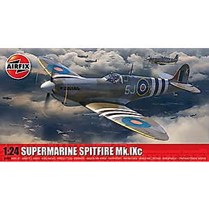 Airfix Supermarine Spitfire MK IXc 1:24 WWII Military Aviation Plastic Model Kit A17001