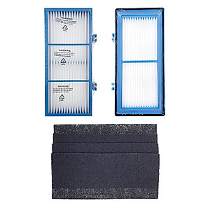 Xcivi Replacement HAPF30AT HEPA Air Filter and Activated Carbon Pre Filter for Holmes AER1 Air Purifier (2 Heap + 4 pre-filter)