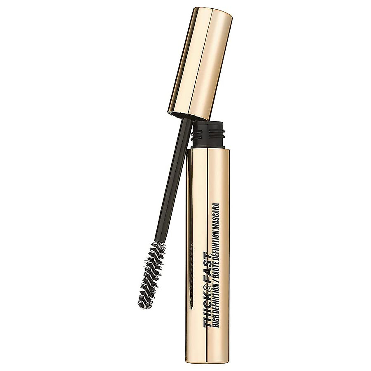 Soap & Glory Thick & Fast High-Definition Collagen-Coat Mascara, Black - Volumizing & Lengthening Mascara for Definition + Drama - 7 Sided 180 Mascara Brush + NOFLAKE24 Flake Free Mascara (10ml)