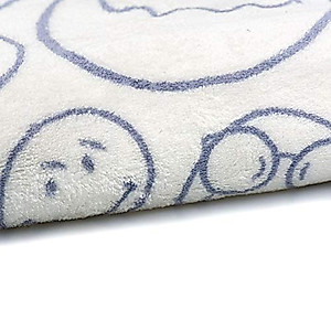 Smiley World 50 x 60 Throw Blanket