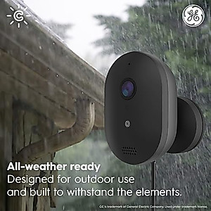 GE CYNC Smart Outdoor Security Camera, 2K HD Camera, Weather-Resistant, Night Vision