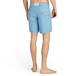 Birdwell Men's 311 Nylon Boardshorts, Medium Length (Federal Blue, 38)
