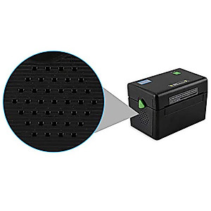 WINUS Shipping Label Printer, 70" x 4.25" -Commercial XP-DT108B Portable USB 2.0 High Speed Thermal Label Barcode Electric Printer Marker Writer Machine for Warehouse