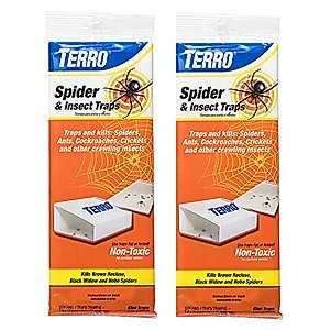 Terro T3206 Spider & Insect Trap (4 Count) … (Pack of 2)