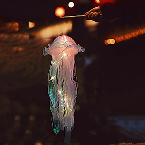 Bzdzmqm Hanging Jellyfish Lights for Bedroom, Jellyfish Lights, New Year&#039;s Eve Gadgets, Jellyfish Lantern Lamp Decoration New Year&#039;s Eve Gadgets, Decorations, Room Decor, Desk Gadgets