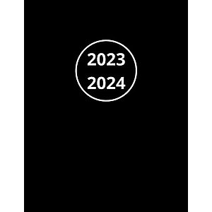 A4 Academic Diary 2023-2024: Daily Teacher Planner and Lesson Plan Record Book from july 2023 to june 2024, Large teacher lesson planner 2023 2024 (with black cover)