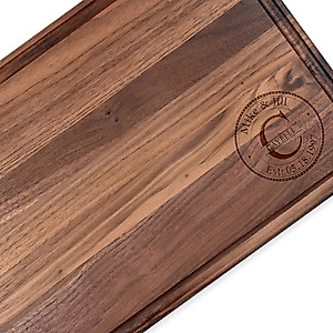 Personalized Wood Monogram Cutting Board - Custom Maple, Cherry and Walnut Cutting Boards for Wedding, Couples Anniversary, Housewarming Gift - Engraved and USA Made Customized Kitchen Decor Gifts