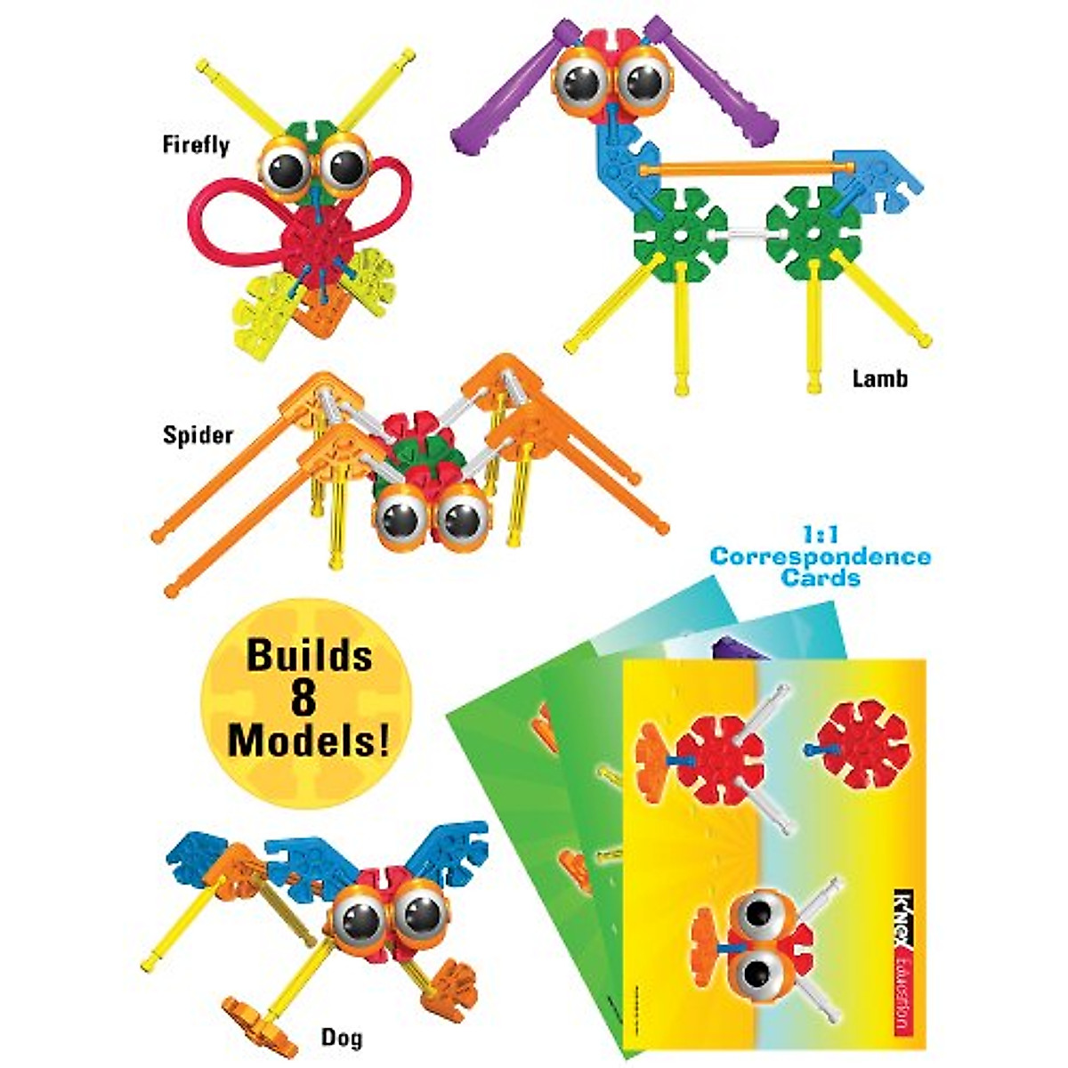 K’NEX Education – Kid K’NEX Group Building Set – 131 Pieces – Ages 3+ – Preschool Educational Toy