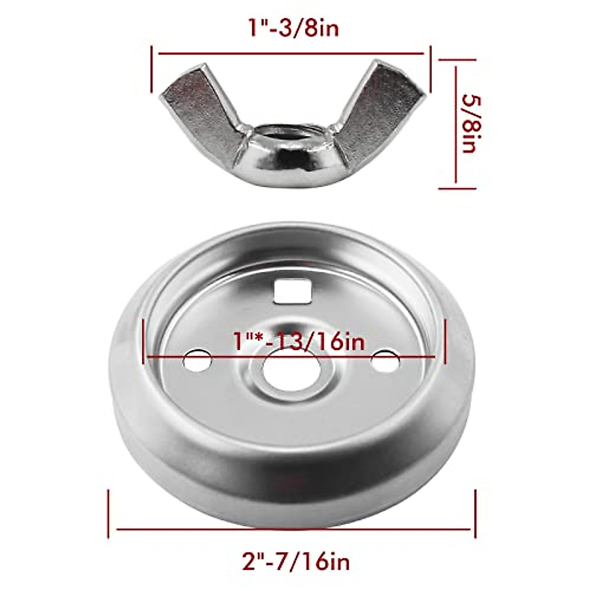 MENSI BBQ Barbecue Replacement Parts Charcoal Grill Pit Wood Smoker Temperature Gauge Thermometer for Weber Traveller Grills