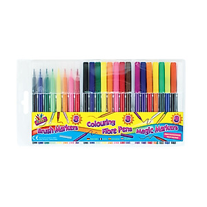 ArtBox Fibre/Brush/Magic Marker (Pack of 24) 1092