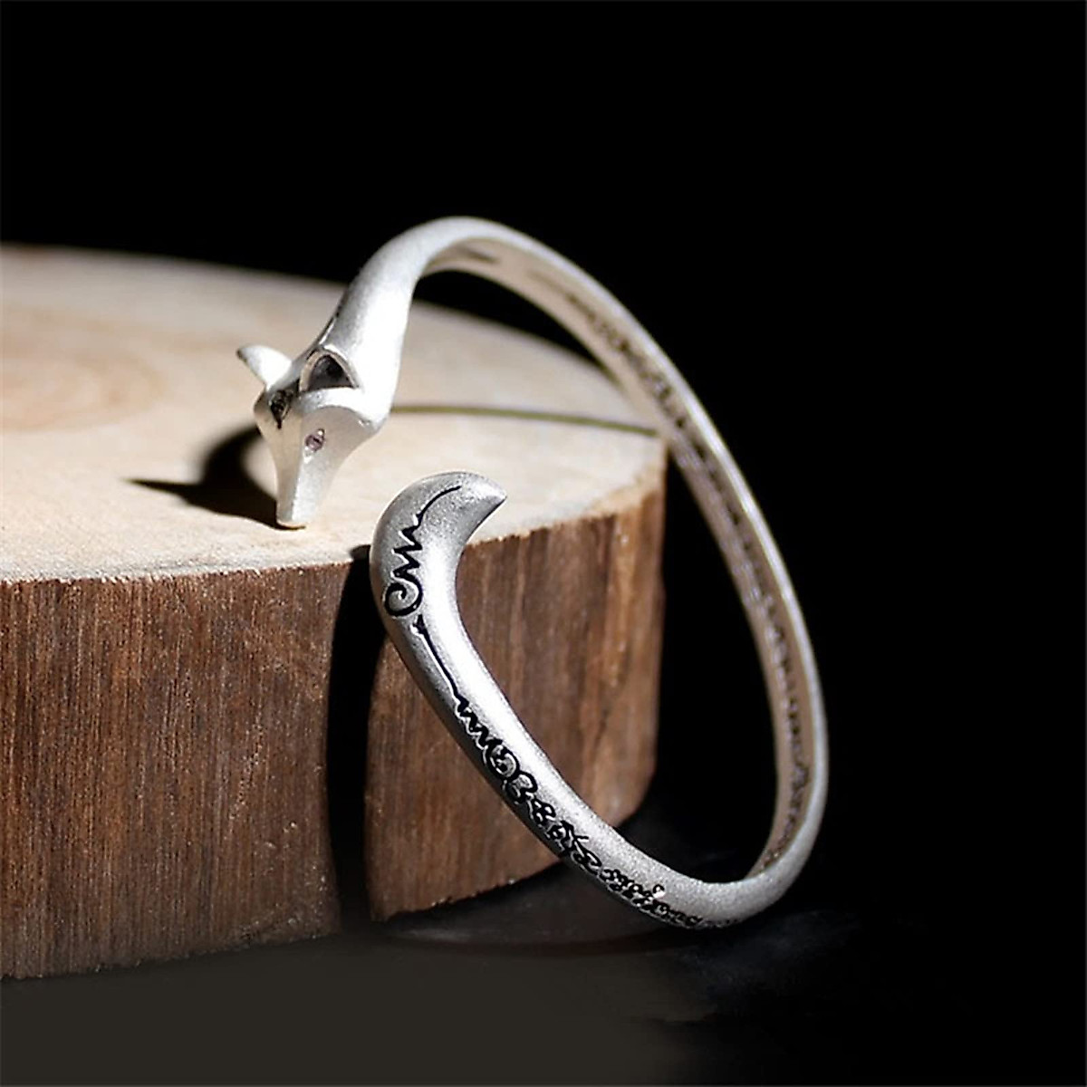 YUANXIN Fox Bracelet Cute Woman Bracelet Simple Fresh Fox Bracelet Students Ladies Elegant Bracelet Silver Personality Bracelet Valentine's Day Present (silver)