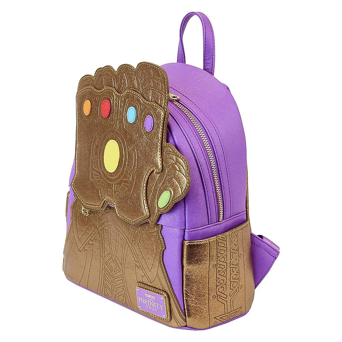 Loungefly Marvel Shine Thanos Gauntlet Mini Backpack Standard