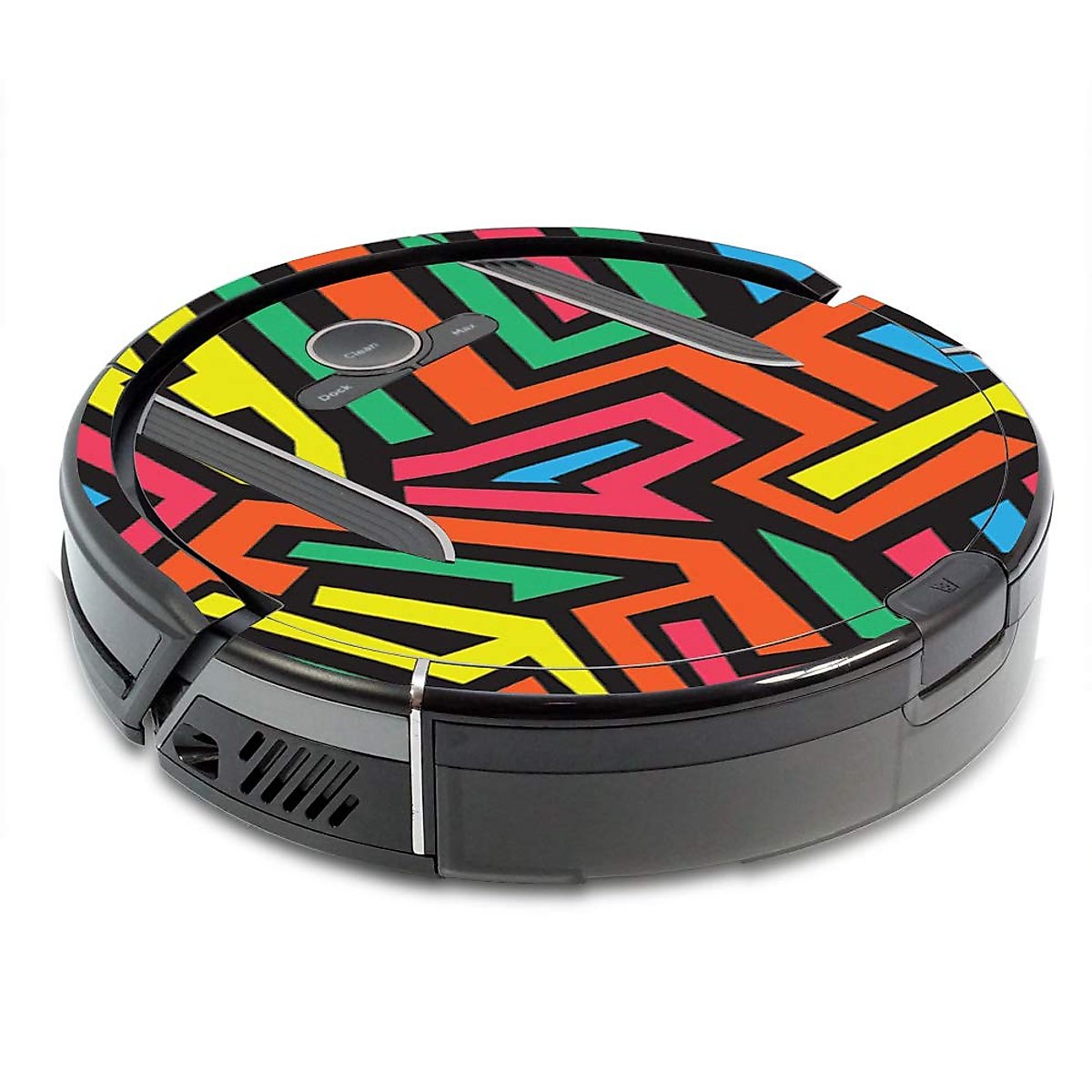 MightySkins Skin Compatible with Shark Ion Robot R85 Vacuum Minimum Coverage - Hyper | Protective, Durable, and Unique Vinyl wrap Cover | Easy to Apply, Remove, and Change Styles | Made in The USA