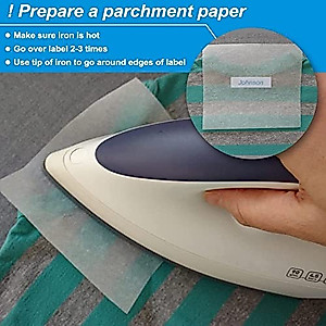 USUPERINK 3PK Compatible for Brother P-Touch Cloth Fabric Tape TZe-FA3 TZ-FA3 Blue on White Iron-on Clothing Label TZe TZ Label Tape for PT-D400 PT-D400AD PT-D400VP PT-D450