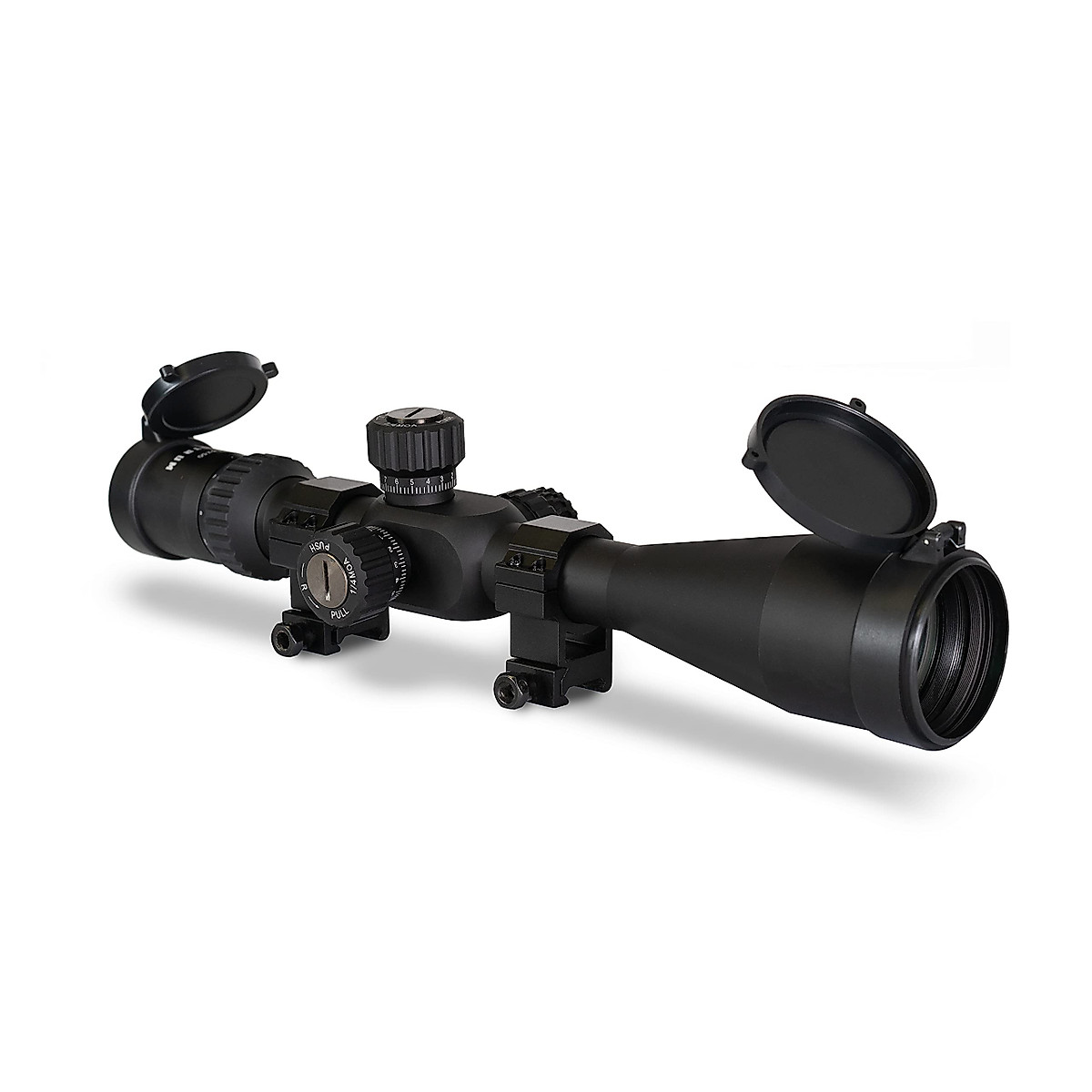 Monstrum G3 4-16x50 First Focal Plane FFP Rifle Scope with Illuminated MOA Reticle and Parallax Adjustment | Black