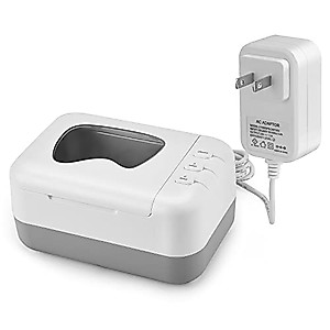 BlumWay Ultrasonic Denture Cleaner 200ml False Teeth Cleaning Machine, Very Safe Simple and Efficient Denture Cleaning Device for Old Parents Thoughtful Gifts