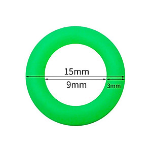 BESPORTBLE 50pcs Tent Stakes Ring Fluorescent Glow in The Dark Tent Ring Tent Nail Rings Tents Accessories