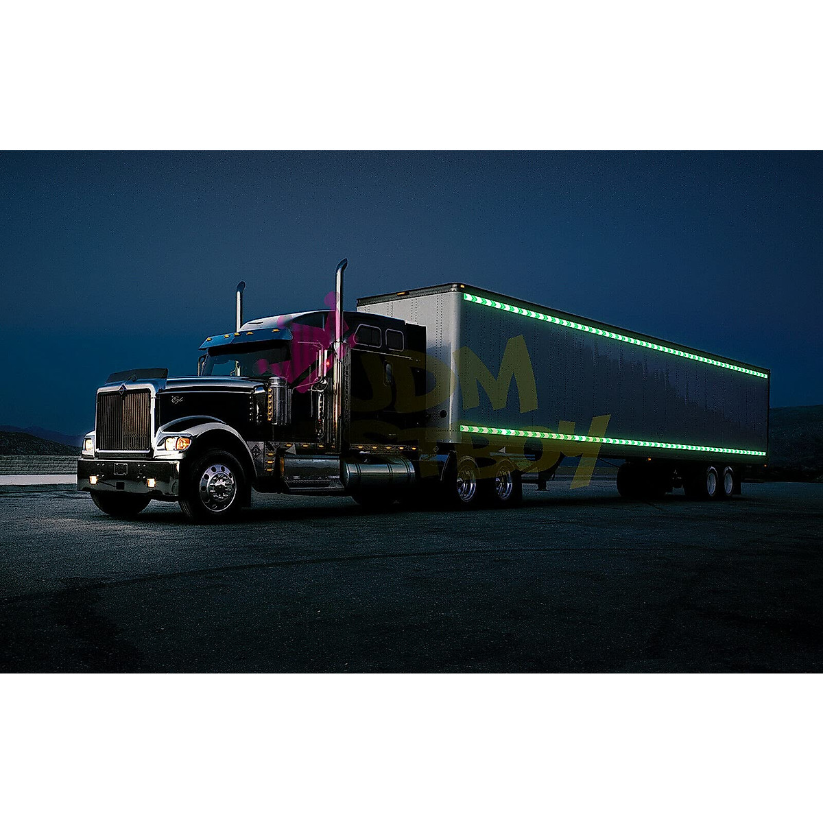 Free Tool Kit Arrow Green/White 2" Inch x120 Foot Reflective Safety Tape Warning Caution Adhesive Conspicuity Marking Decal Sticker Roll Truck RV Trailer Boat ATV Construction