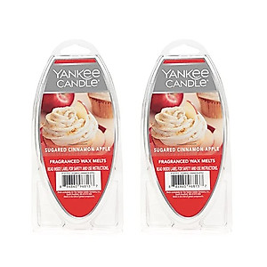 Yankee Candle Set of 2 Sugared Cinnamon Apple Fragranced Wax Melts