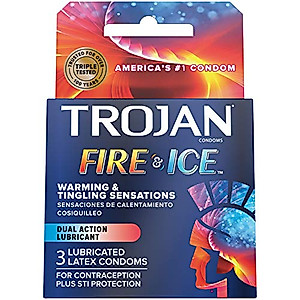 Trojan Fire & Ice Condoms 3 Pack
