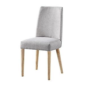 Solid Wood Arm Chair, Chair Living Room Accent Seating Gray Comfy Modern Home Furniture 18.50" L X 23.25" W X 37" H