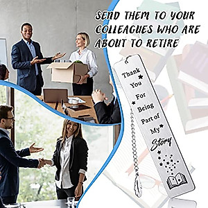 12 Pcs Thank You Appreciation Gift Coworker Gift Bookmarks with Tassel Employee Teacher Appreciation Gifts Graduation Season for Women Men Book Lovers