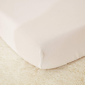 Brandream Luxury Diamond Girls Nursery Crib Bedding Set | 3 Piece White Chic Baby Bedding Set | Baby Comforter, Fitted Crib Sheet, Crib Skirt