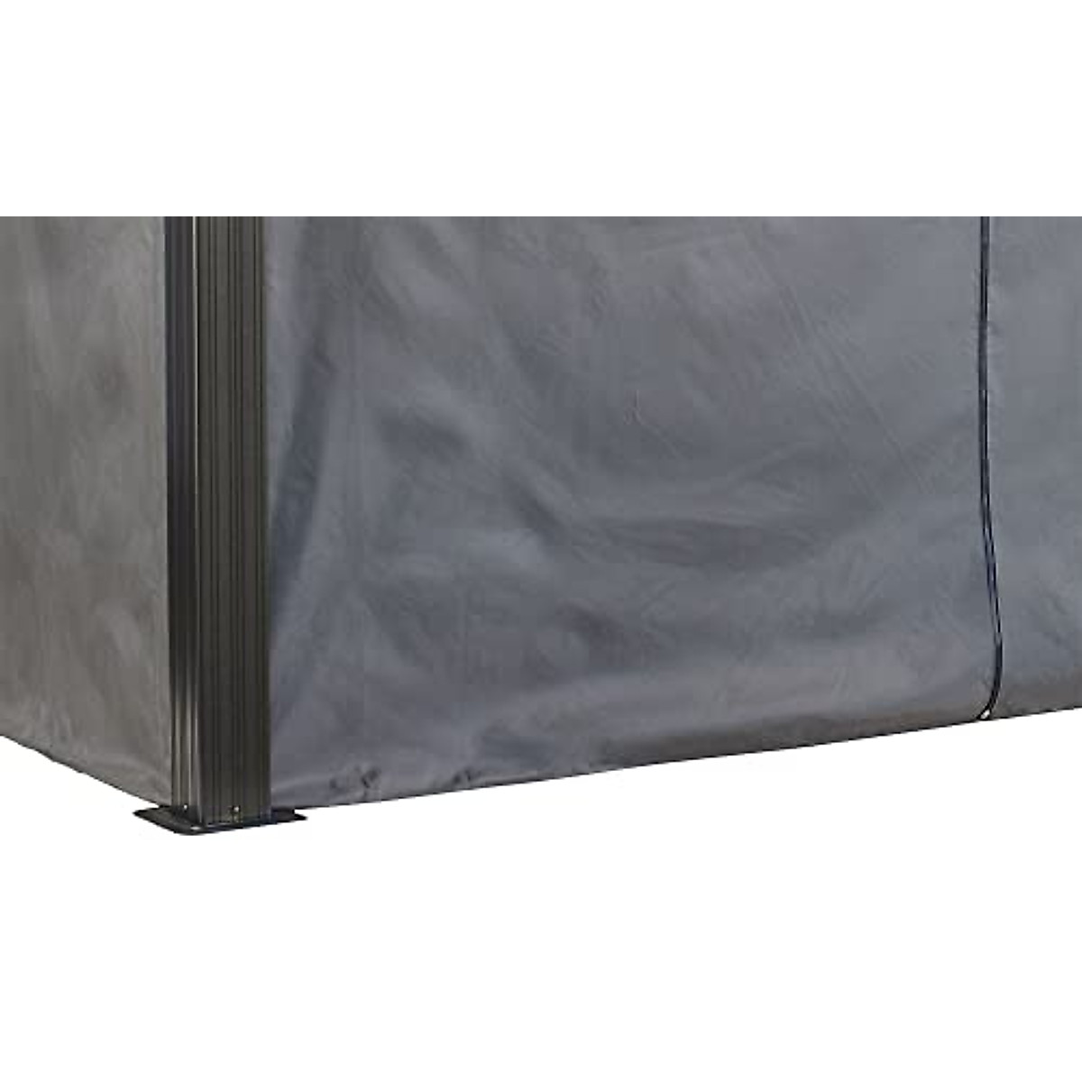 Sojag Accessories Set of 4 12' x 14' Curtains for Monaco/Messina/Mykonos Outdoor Gazebo Models, Grey