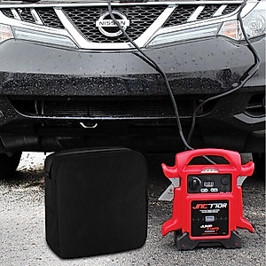 Homakover 1680D Carrying Case with Adjustable Strap for Jump-N-Carry Starter Models JNC1224/ JNC770R/ JNC660, Black, Case Only