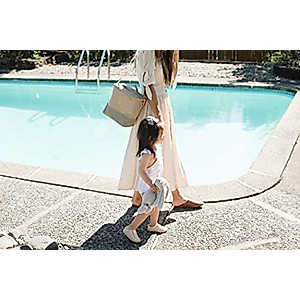 SoYoung Lunch Poche - Adult Lunch, Raw Linen, Eco-Friendly, Modern and Easy to Clean - Linen-Cement