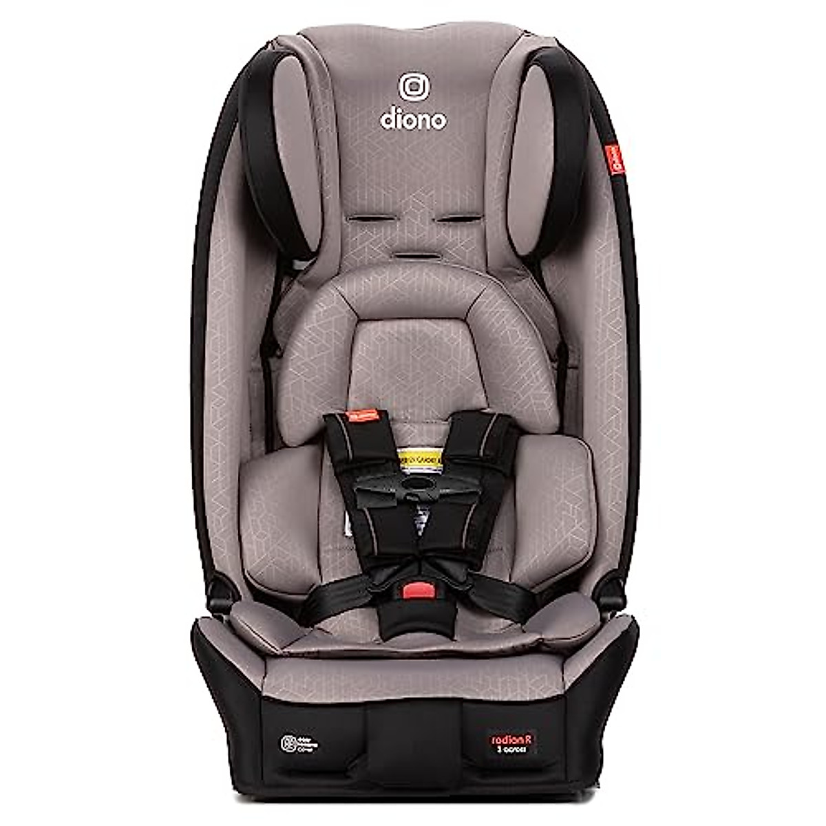 Diono Radian 3RXT Special Edition Slim Fit 3 Across All-in-One Convertible Car Seat, Rear-Facing, Forward-Facing & High-Back Booster, Gray Oyster