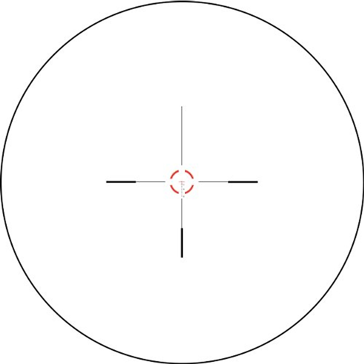 Trijicon VCOG 1-6x24 Riflescope Red Segmented Circle/Crosshair .223/55 Grain Ballistic Reticle with Thumb Screw Mount