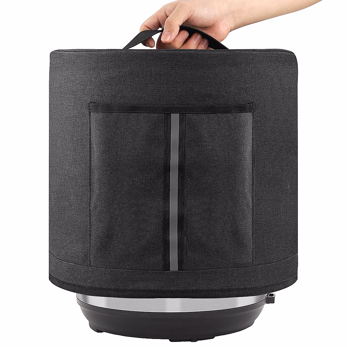 Kingshion Electric Pressure Cooker Cover Compatible with Electric Pressure Cooker,Slow Cooker Dustproof Cover for Most 8-Quart Slow Cookers and 8-Quart Electric Pressure Cookers (Dark Grey)