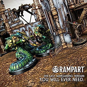 Rampart Modular Terrain Eternal Cathedral Core Set - Unpainted Fully Customizable Scaled Tabletop Terrain by Archan Studio - for Kids and Adults Ages 14+